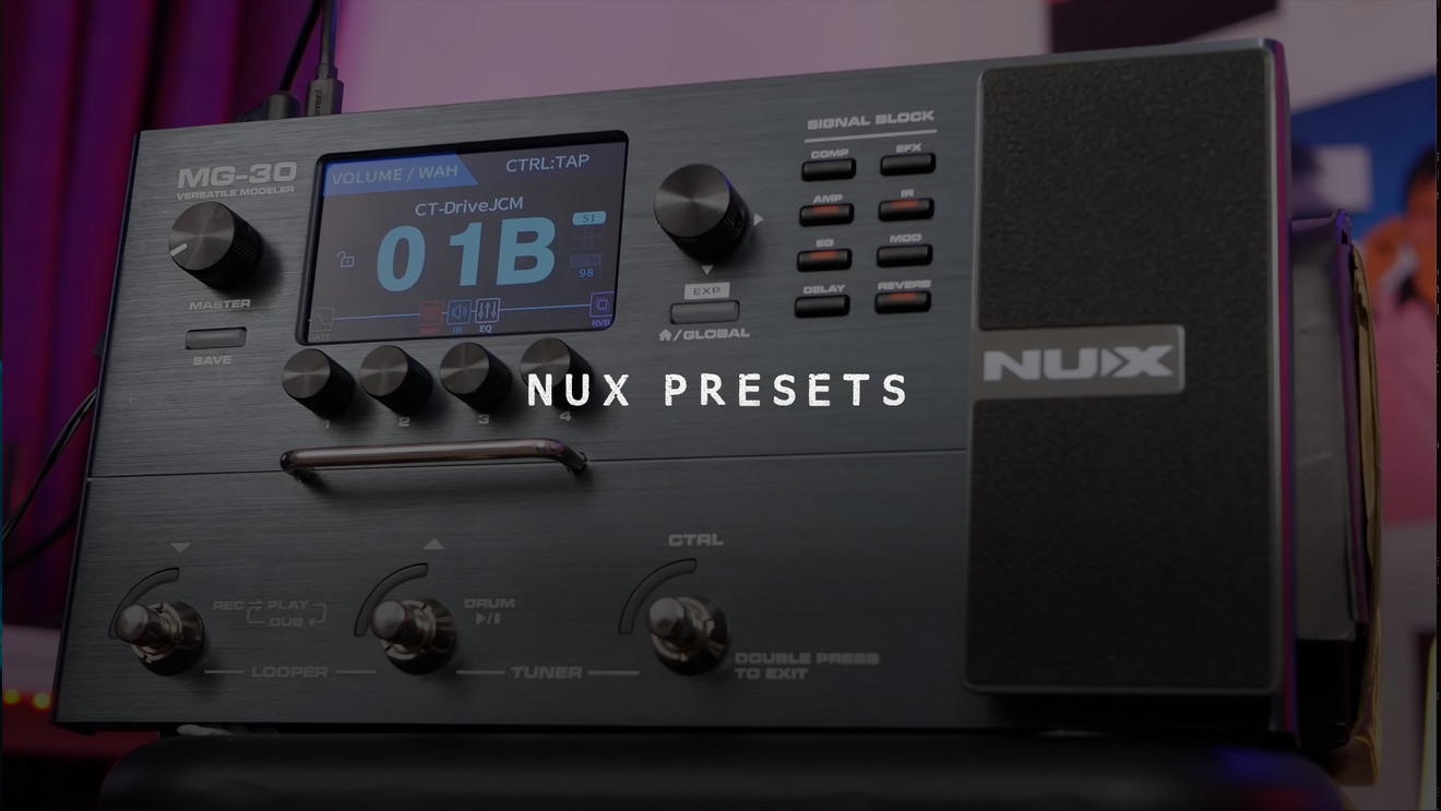 Nux Presets | MG-30 | MG-300 | Worship Packs – Tonelab